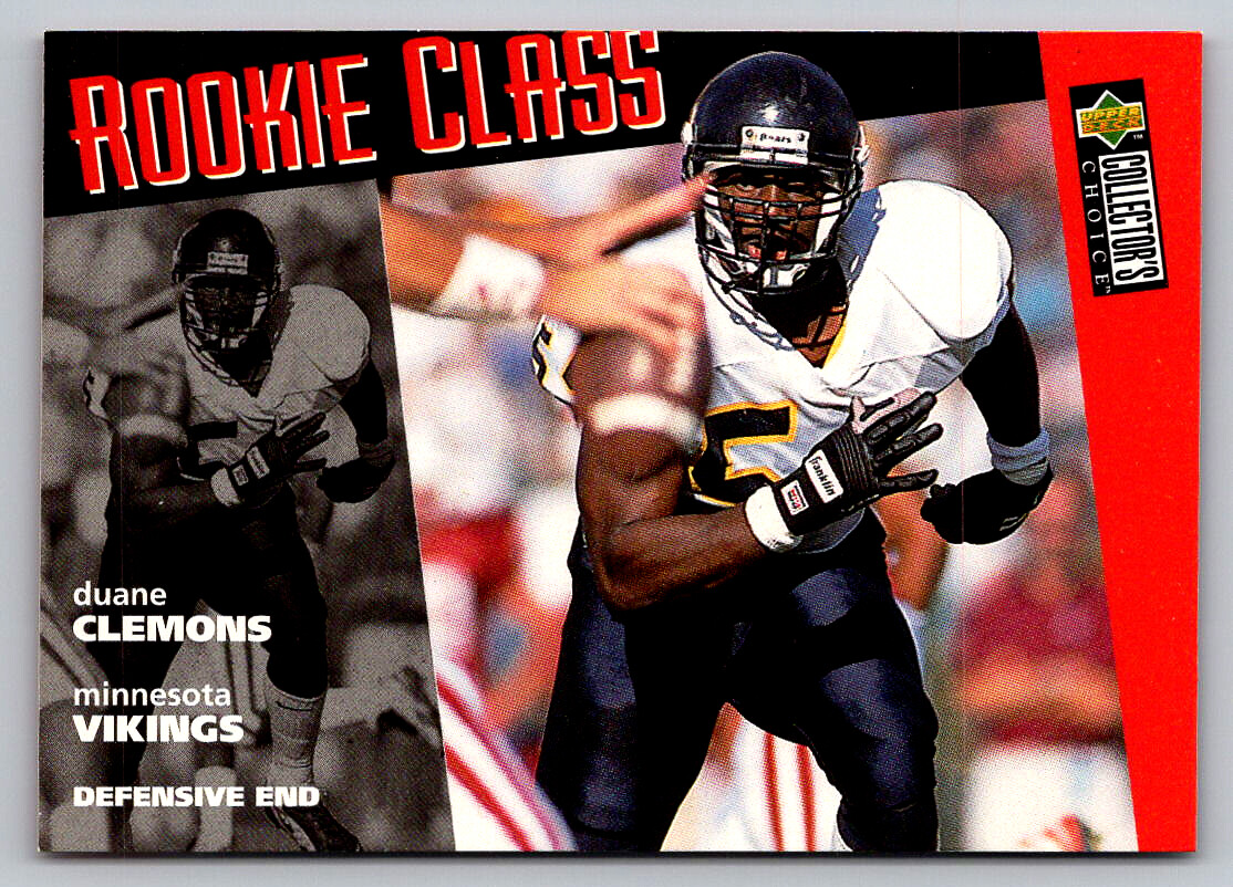 # 14 Duane Clemons Rookie Minnesota Vikings 1996 Collector's Choice | eBay