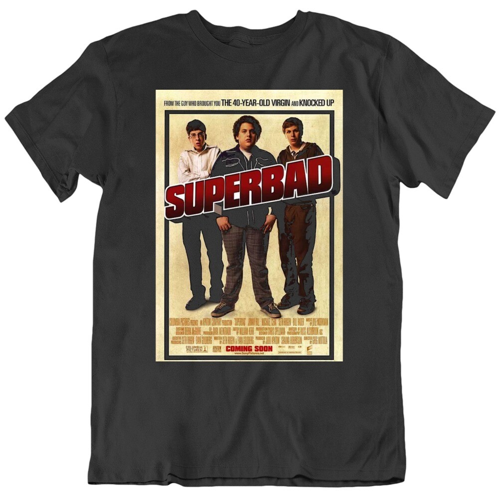 SuperBad Movie Poster Fan T Shirt | eBay