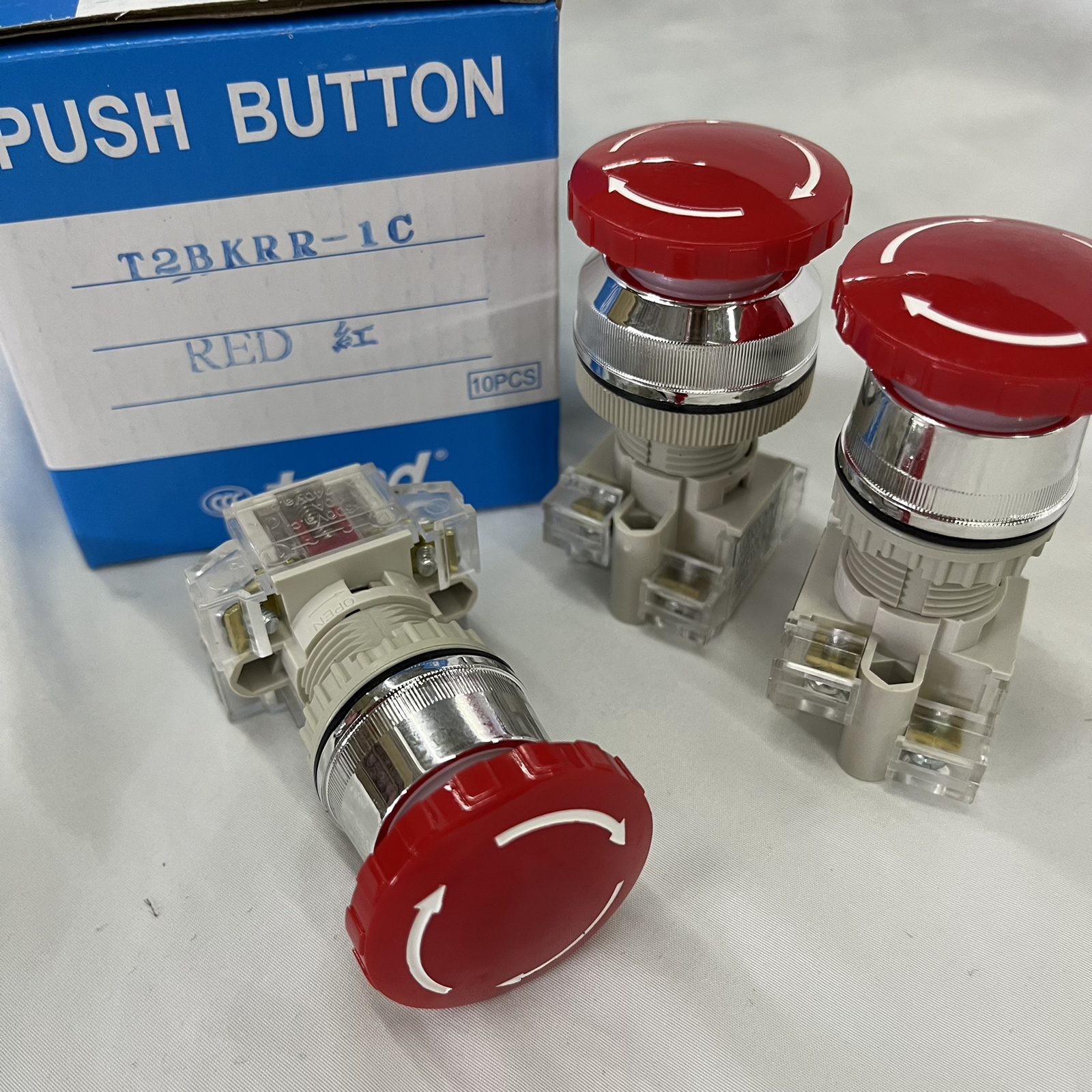 2PCS NEW FIT FOR TEND Emergency stop switch T2BKRR-1C | eBay