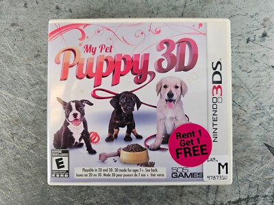 My Pet Puppy 3D Nintendo 3DS Complete In Box CIB | eBay