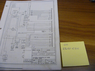 CCC Crane Carrier Company LT262-CT0C Electrical Wiring Diagram ...