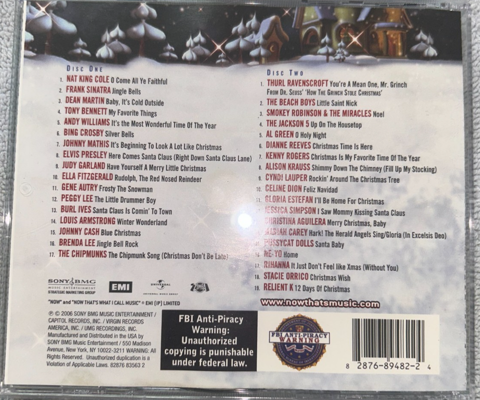 "Now That's What I Call Christmas! 3" CD: Sony 82876 89482 2. One Day ...