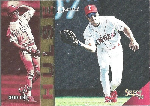 1994 Score Select David Hulse Rookie 302 Texas Rangers Baseball Card | eBay