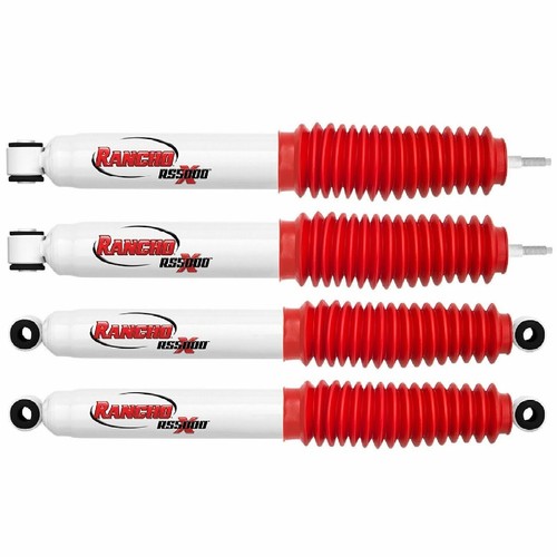 Rancho Front & Rear RS5000X Gas Shocks for 91-95 Isuzu Pickup Series w ...