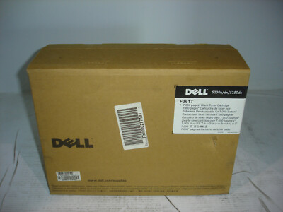 Original Dell 5230n/dn/5350dn F361T 7,000 Page Std Yield Black Toner ...