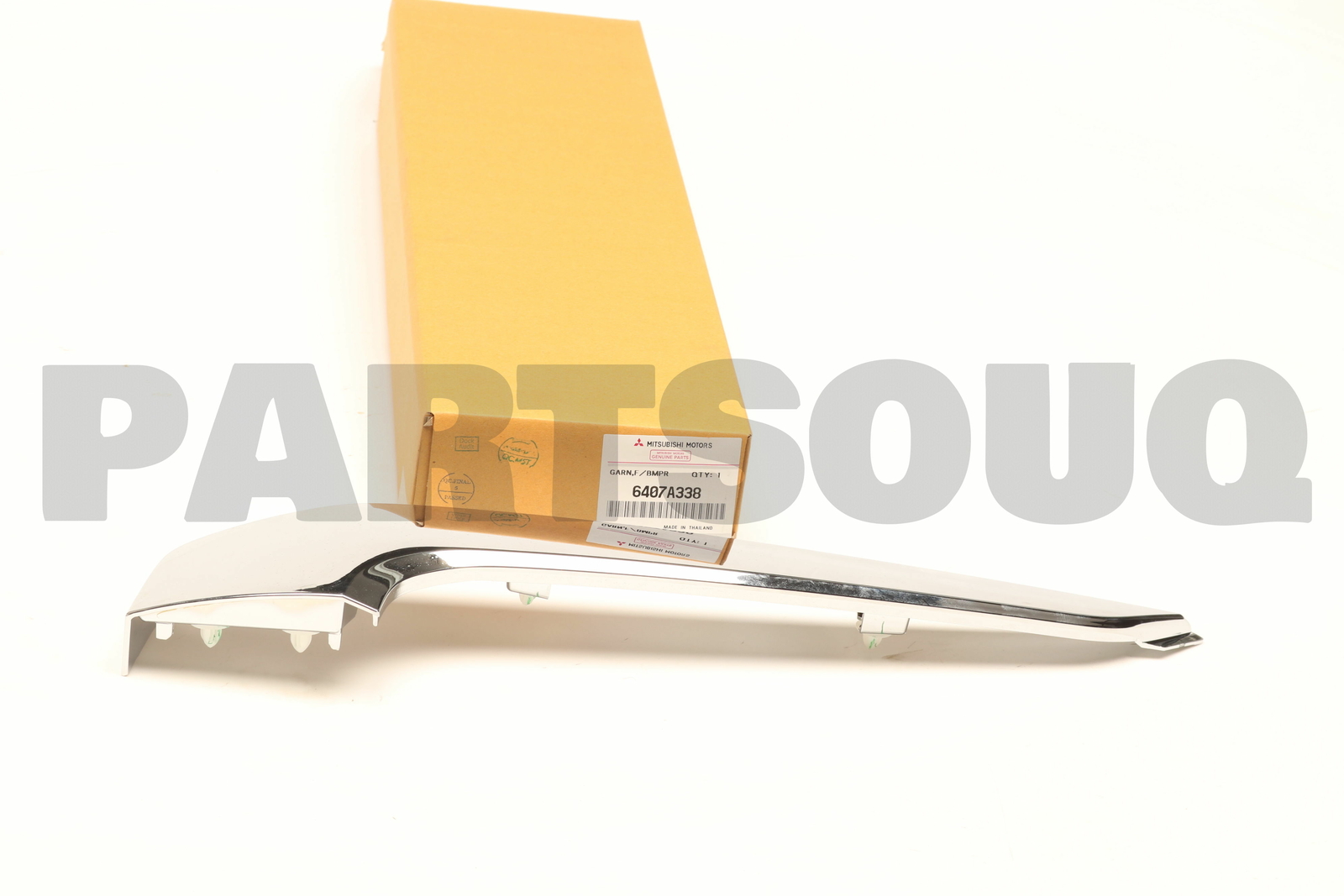 6407A338 Genuine Mitsubishi GARNISH,FR BUMPER SI | eBay