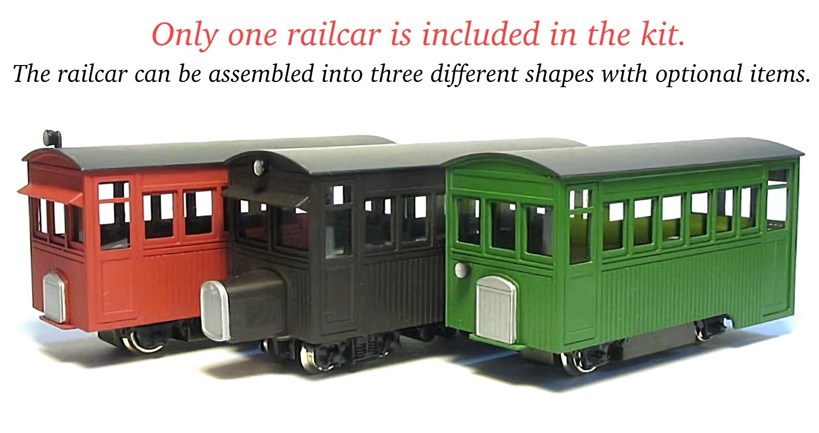 HOn30/HOe Aru-Model Gasoline Rail Bus Brass Kit Narrow Gauge Railcar ...