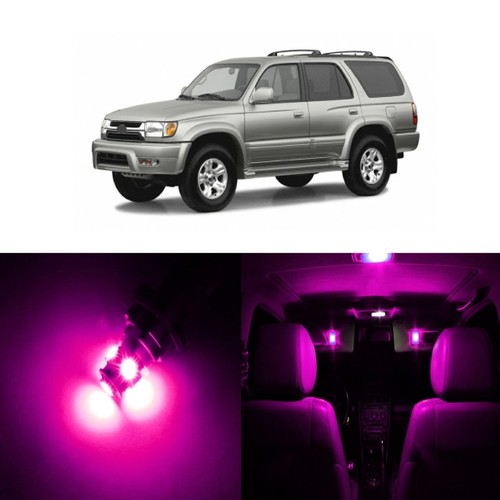 11 x Pink LED Interior Lights Package For 1997 - 2002 Toyota 4Runner ...