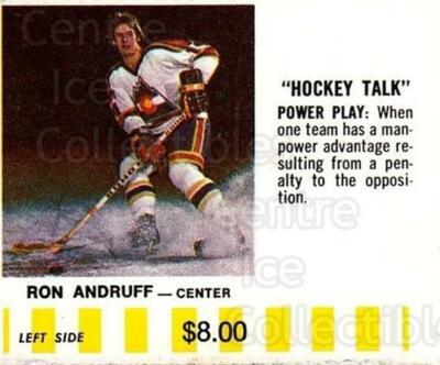 1976-77 Colorado Rockies Puck Bucks Yellow #1 Ron Andruff | eBay