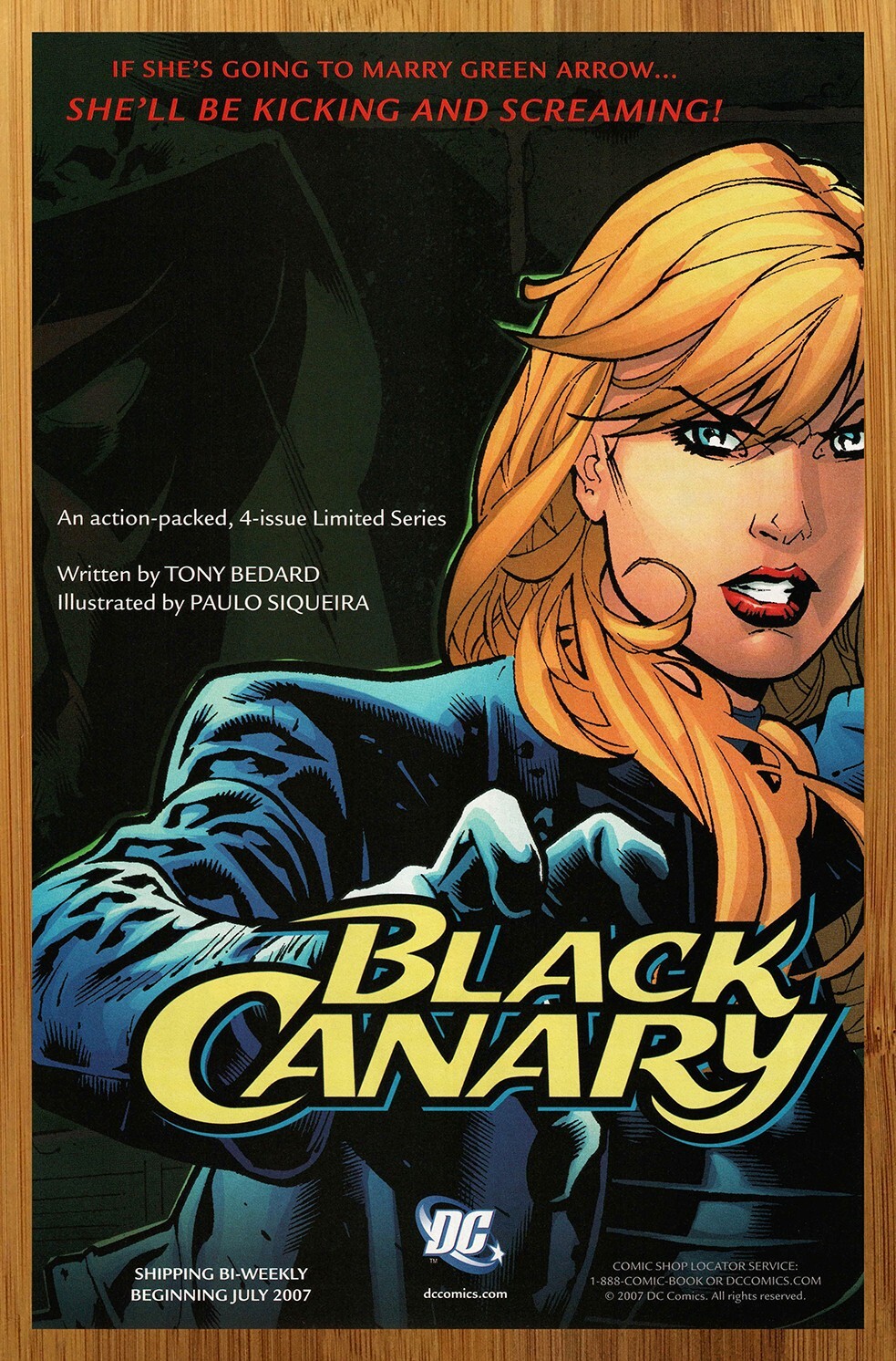 Black Canary Official Logo