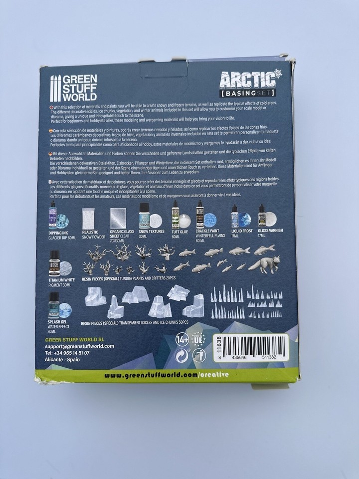 Green Stuff World Basing Set- Arctic set | eBay