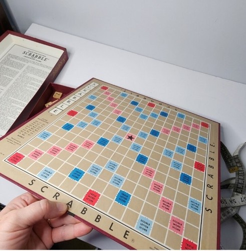 Vintage 1948 SCRABBLE Selchow & Righter Board Game in Box As Is See ...