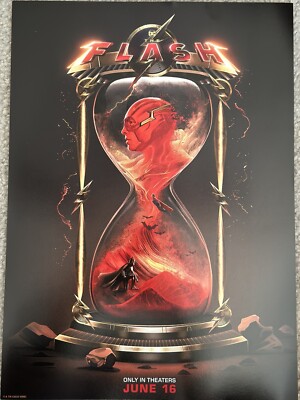 The Flash Worlds Collide Original Screener Print Movie Poster | eBay