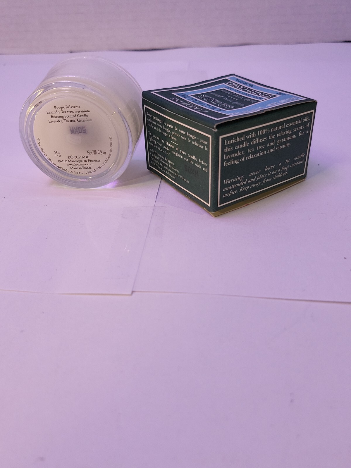 L%27Occitane+Bougie+Verveine+Verbena+Candle+3.5+oz. for sale online | eBay