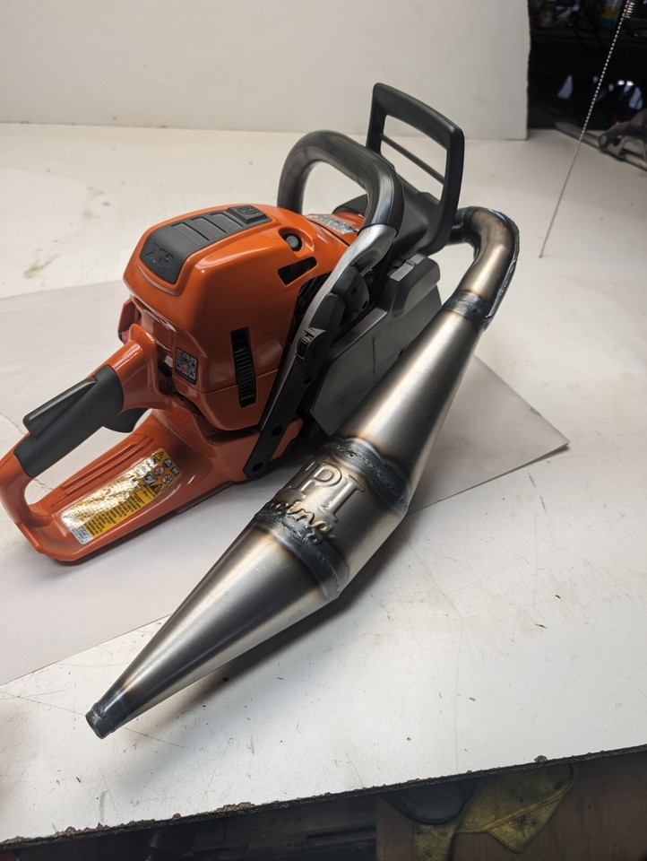 Hand Built Tuned Custom Chainsaw Exhaust Pipe Muffler CPI Husqvarna ...