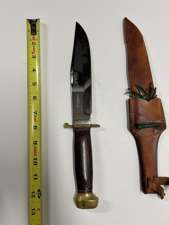 Rehwappen Linder Messer Solingen Rostfrei Original Bowie Knife Wood W ...