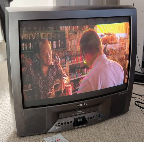 Philips CRT TV, VHS Combi, 25PV720/07 25'' Retro Gaming Television ...