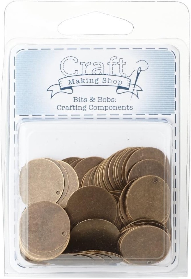 Antique bronze metal stamping blanks round 20mm pack of 200 | eBay