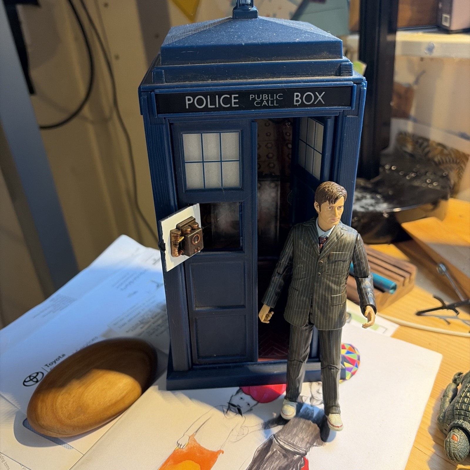 Doctor Who Figure - 10th Doctor Tardis And 10th Doctor Figure | eBay UK