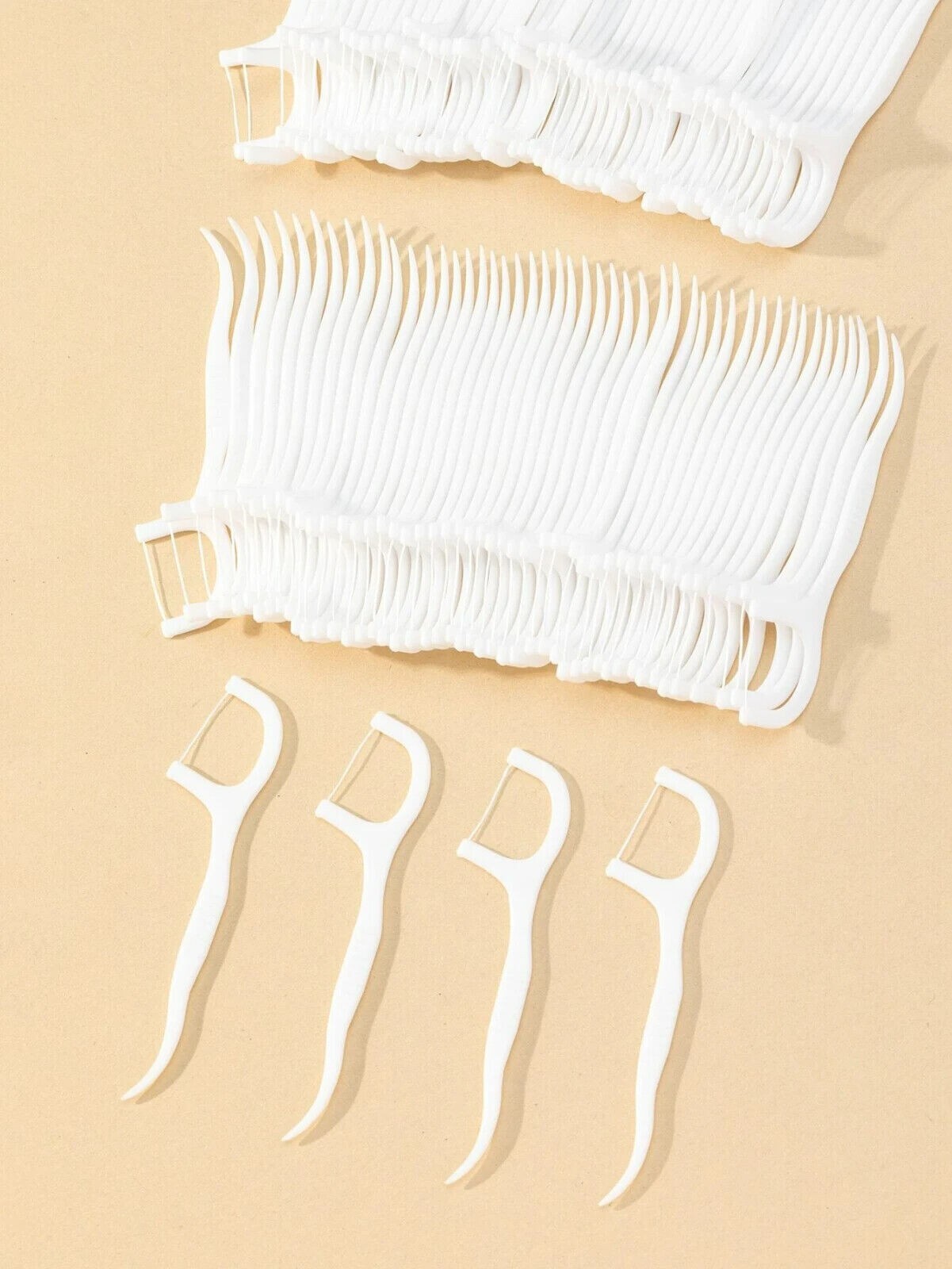 50PK DENTAL FLOSS STICKS | Interdental Tooth Harps Teeth Picks Oral ...