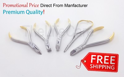 Hard Wire Distal End Cutter, Mathieu TC & Detailing Step Pliers ...