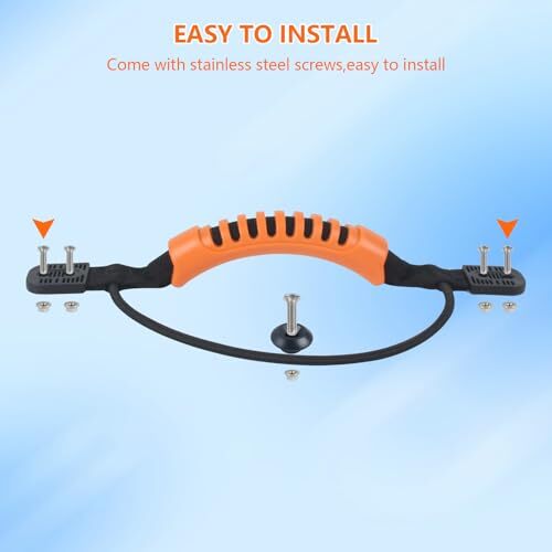 4 Pack Kayak Canoe Boat Side Mount Carry Handles with Bungee Cords for ...