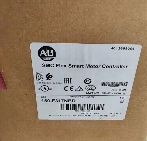 Allen Bradley 150-F317NBD SER B SMC Flex Smart Motor Controller AB ...