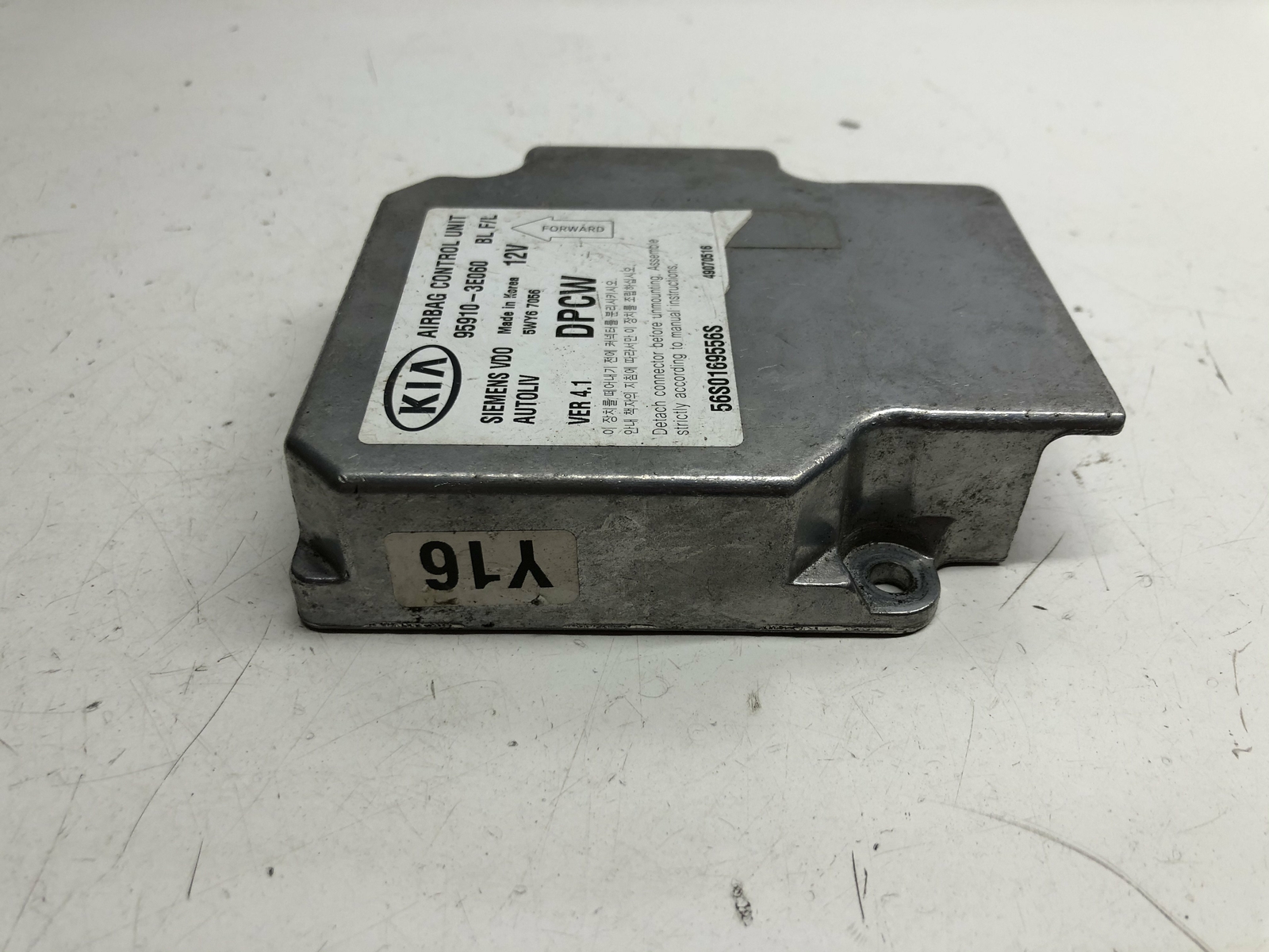 B67 Kia Sorento SRS Airbag Control Module Unit 95910-3e060 for sale ...