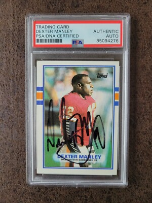 1990 Topps Dexter Manley #262 - Washington Redskins - PSA/DNA ...