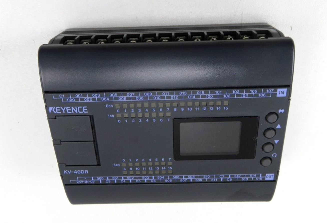 Keyence KV-40DR Base unit, DC type, 24 Inputs and 16 Relay Outputs | eBay