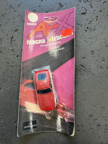 Vintage Aurora AFX Magna Traction Datsun 1911 Red/White - Slot Car | eBay