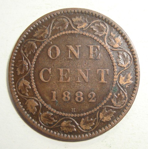1882 H CANADA ONE 1 CENT VICTORIA LARGE PENNY COIN | eBay