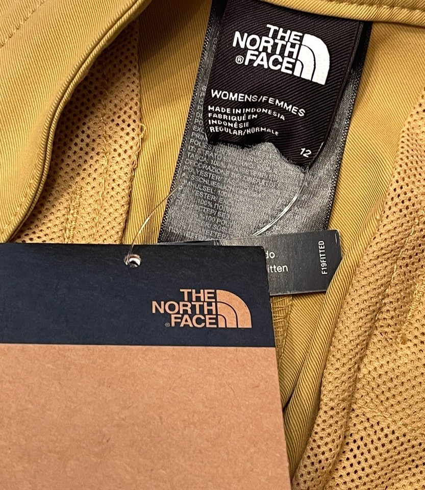 FLAWS New The North Face Womens Standard Tapered Pants Antelope Size 12 ...