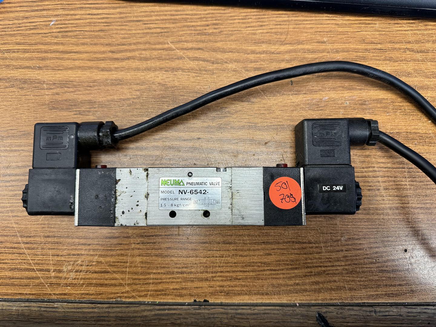 Neuma NV-6542 Pneumatic Air Solenoid Valve 5/2 5 Port 2 Pos 24VDC-GHA ...