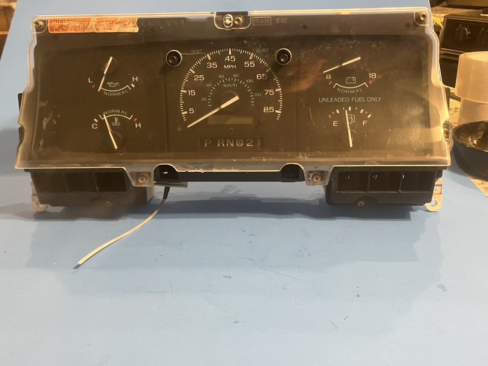 1992 - 1996 FORD ECONOLINE E250 E350 INSTRUMENT GAUGE CLUSTER ...