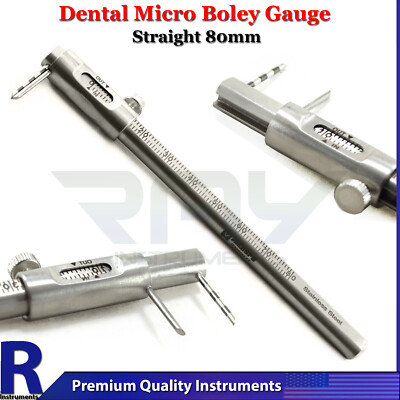 Dental Micro Boley Gauge Straight Teeth Size Measuring Gauges With ...