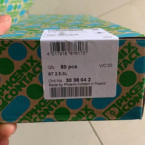 50pcs Phoenix Contact ST 2,5-3L Connecting terminal 3036042 FAST SHIP ...