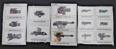 Warhammer 30k 40k Horus Heresy Special Weapon & Heavy Weapons Upgrades ...