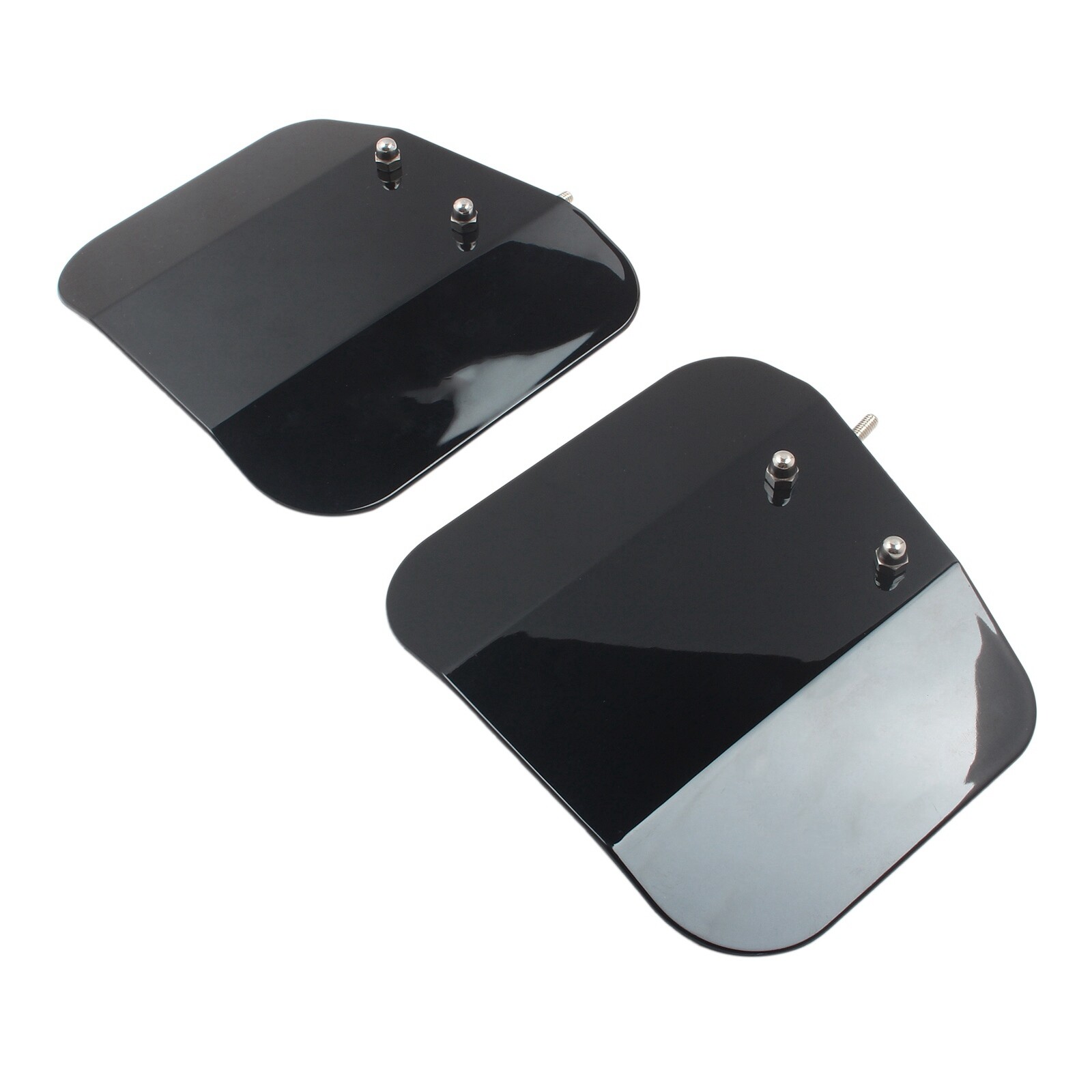 Air Wing Deflector Mirror Mount Kit For 2001-17 Black Honda Goldwing ...