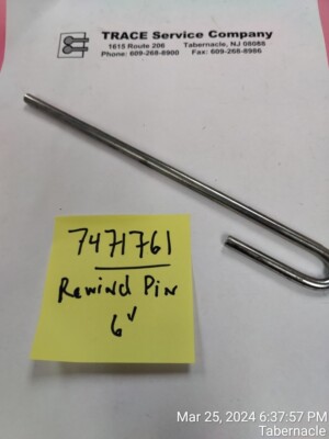 Label Aire 2111 2114 2115 7471761 LOCKING PIN FOR REWIND 6" 7471760 | eBay