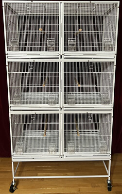 Royal Cages, 6 Unit 3 Level Breeder Metal Cage. New Item!!! | eBay