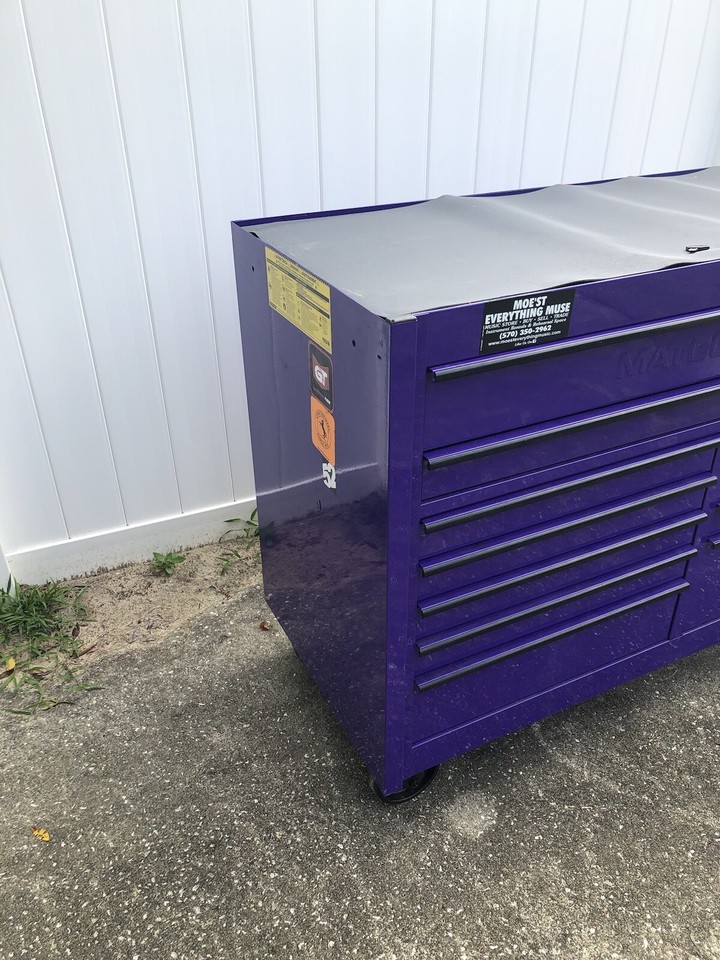 Matco 4s Toolbox Purple 2 Bay 2019, 56”x42”x25” Clean Nice | eBay