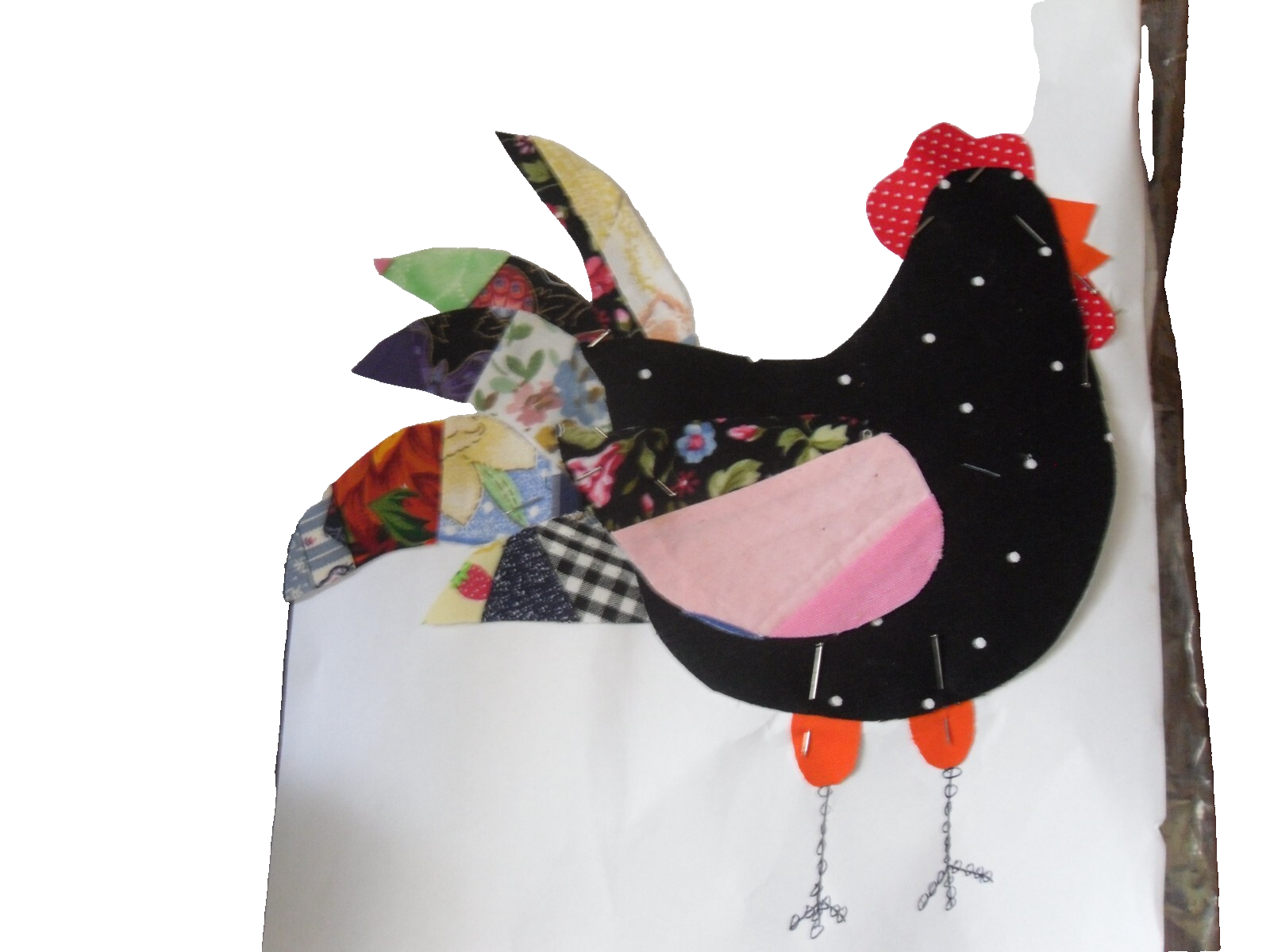 12 PATCH QUILT ROOSTERS QUILT APPLIQUE | eBay