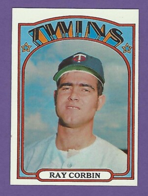 1972 Topps - #66 Ray Corbin - Minnesota Twins - ExMt+ | eBay
