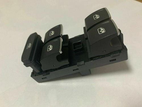 Master Power Window switch drivers chrome for VW Golf MK7 Seat leon 5G0 ...