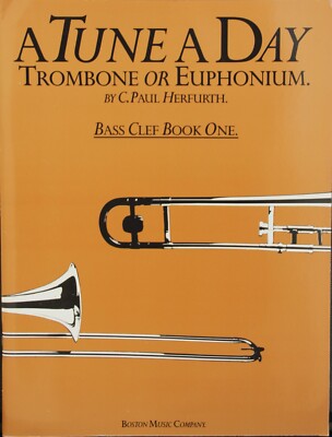 A Tune A Day for trombone or euphonium Bass clef book 1 | eBay UK