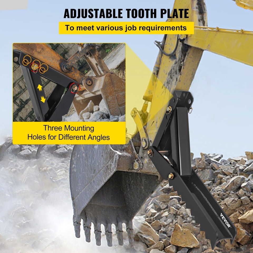 32" Backhoe Thumb 1/2" Steel Plate Excavator Universal Claw for Tractor ...