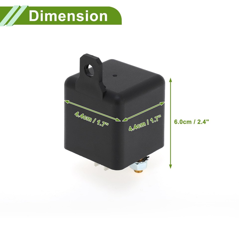 1 Set 24V 100A 2-Pin Auto Latching Relay Waterproof Multi-Purpose Car ...