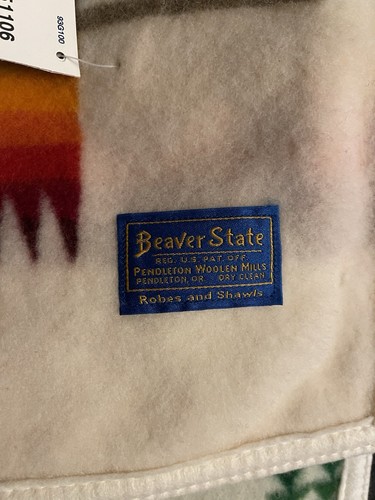 Pendleton Chief Joseph Jacquard Robe Blanket Ivory 64x80 USA | eBay