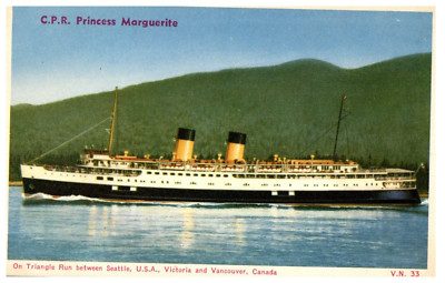 C.P.R. Princess Marguerite Ship Postcard | eBay